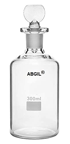 ABG BOROSILICATE GLASS BOD BOTTLE WITH INTERCHANGEABLE STOPPER 300 ML ...