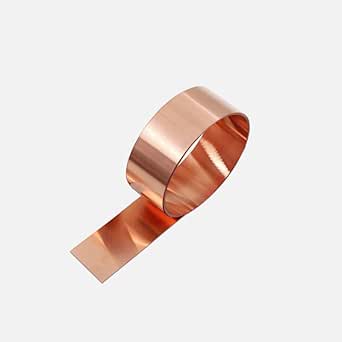 Amazon.com: Hohitto T2 Copper Foil roll, 1 Pieces Metal Material 99.9% ...