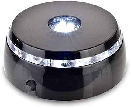 ASENTE 4 LED Light Stand Base - Circular Display Pedestal for 3D ...