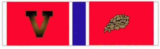 Amazon.com: US Army Ribbon Bronze Star Medal Ribbon with V Device and ...