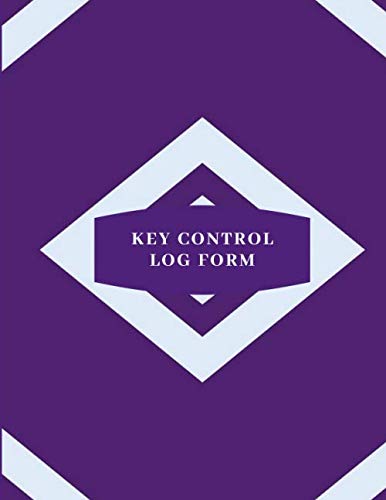 Key Control Log Form: Large Key Access Control Management Logbook ...