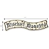 Amazon.com: Harry Potter Mischief Managed Rustic Wood Wall Decor ...