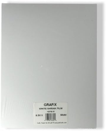 Grafix KSF6-C Film – Clear, 8.5 x 11”, Pack of 6, Transparent Sheets ...
