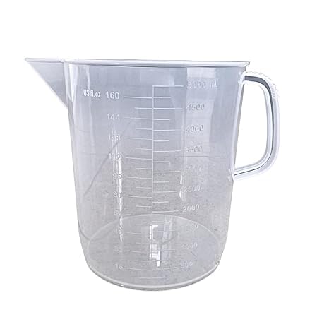 Buy AANIJLAB® Plastic Measuring Jug 5000 ml with Handle & Markings ...