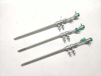 3pc Laparoscopic Operative Sheath 4mm SS Reusable Sterile Surgical ...