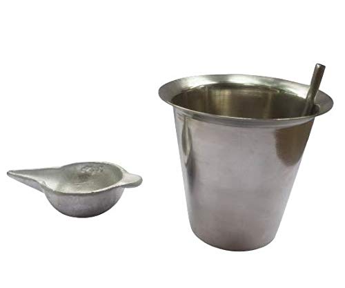 Traditional Aluminum Paladai Baby Feeding Cup/Silver Tumler - Two in ...