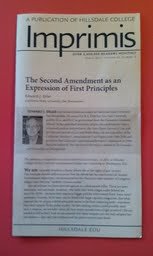 Imprimis Magazine - March 2013 - The Second Amendment as an Expression ...