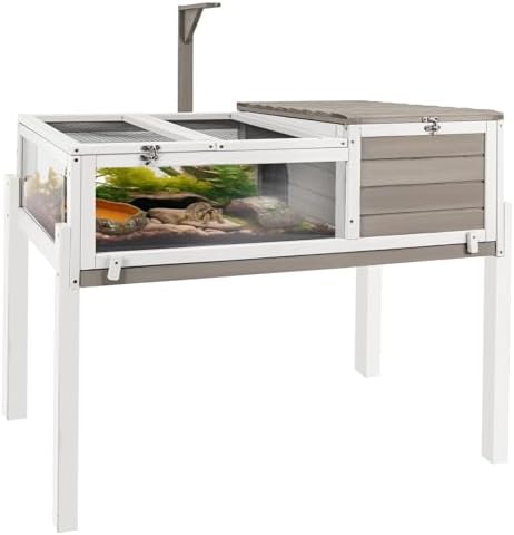 Amazon.com : Wooden Tortoise House Indoor Outdoor Tortoise Habitat ...