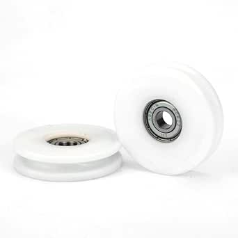 3Pcs/Lots 7/5mm U Groove Pulley Nylon Wire Rope Hanging Wheel, Concave ...