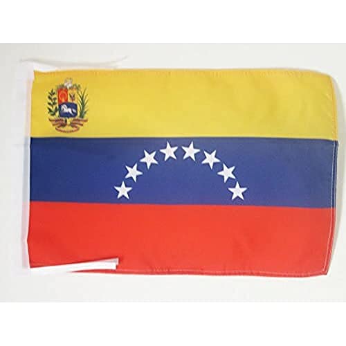 AZ FLAG Venezuela Flag 18” x 12” cords – Venezuelan SMALL flags 30 x ...