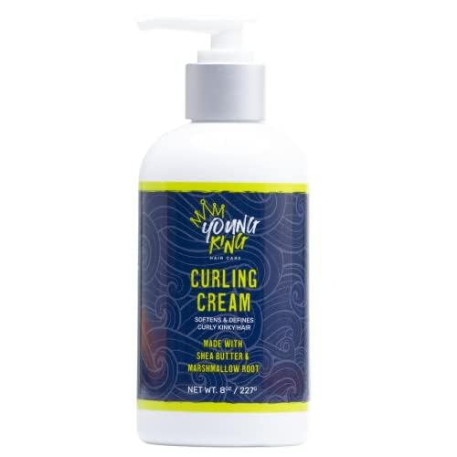 Amazon.com: YOUNG KING HAIR CARE Kids Curl Cream for Wavy, Kinky and ...