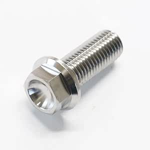 Amazon.co.jp: 64チタン合金ボルト M10 × 25mm P1.25 細目 フランジボルト 焼き色なし Ti-6Al-4V : DIY・工具・ガーデン