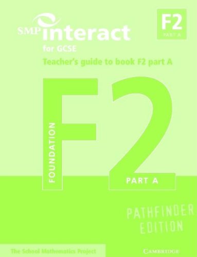 SMP Interact for GCSE Teacher's Guide to Book F2 Part A Pathfinder ...