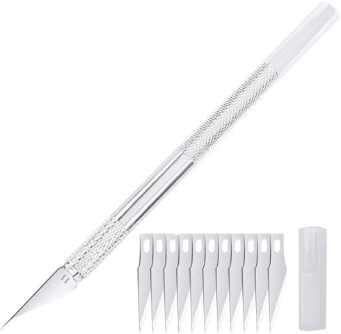 Craft Exacto Knife Set With 11 Stainless Steel Spare Blades ...