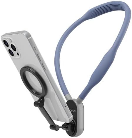 Amazon.com: amorus Neck Phone Holder, Hands Free Magnetic Phone Chest ...