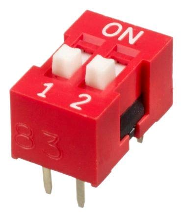 25-Piece Set of 2-Way DIP Switches - Precision Electronic Components ...