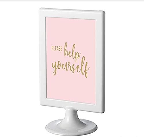 Amazon.com: Andaz Press Blush Pink Gold Glitter Print Wedding ...