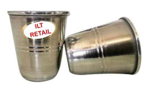 ILT Retail - Medium Size Tea Glasses Stainless Steel 2 Piece for Tea ...
