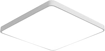 Full Spectrum Ceiling Light, Square 36W 6000K Daylight White Light ...