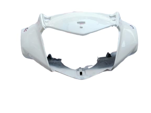 Heavy Duty Front Visor for Activa White : Amazon.in: Car & Motorbike
