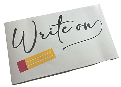 Amazon.com: Write On Decal for Pencil Dispensers - Teacher Gift ...
