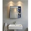 BRANCO New Rich Look Bathroom Organizer Cabinet | Mirror with Shelf | 4 ...