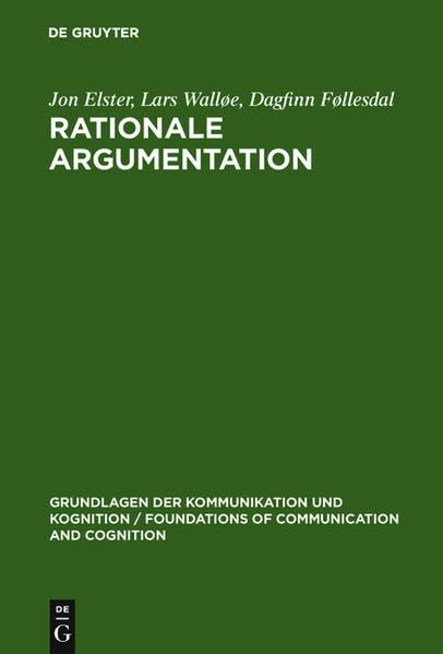 Amazon.com: Rationale Argumentation : 2nd Edition (Foundations of ...