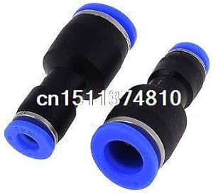 Pneumatic Connector 10mm to 6mm Quick Fittings for Compressor Air Pipe ...