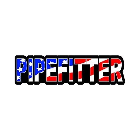 3 - Pipefitter US Flag Hard Hat/Helmet Stickers 1” x 2” H145 - Amazon.com