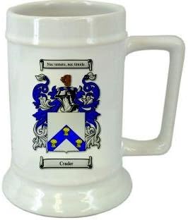 Amazon.com | Crader Family Crest Stein / Crader Coat of Arms Stein ...