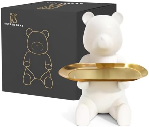 Amazon.com: Key Bowl Key Dish, Decorative Tray, White Elephant Gifts ...