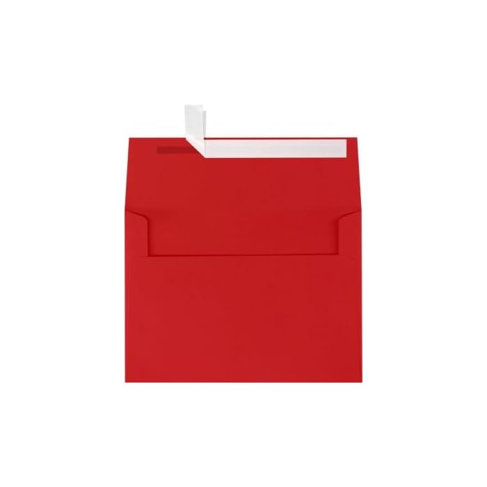 Buy LUXPAPER A7 Invitation Envelopes for 5 x 7 Cards in 80 lb. Ruby Red ...