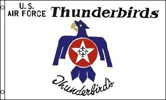 Amazon.co.jp: US Air Force Thunderbirds Official Licensed Flag 3x5 Poly ...