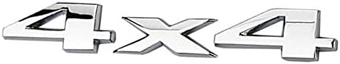 Amazon.com: Chrome 4X4 Auto Car Logo Decal Emblem Sticker for JEEP ...