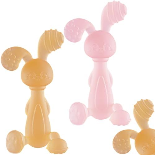 Amazon.com : Easter Egg Silicone Teething Toys for Babies, 2-Pack ...