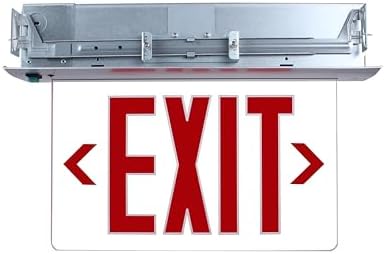 Amazon.com: Qllite LED Exit Sign LED Edge-Lit Exit Sign Emergency Light ...