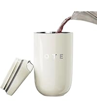 Amazon.com: OTE Mini Coffee Travel Mug, Double Walled Coffee Cup 220ml ...