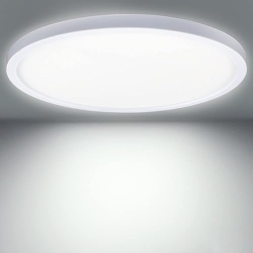 Taoellen Round Flush Mount LED Ceiling Light, 2160lm 6500K Bright Cold ...