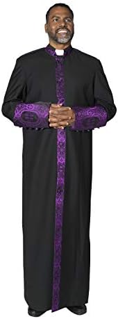 Amazon.com: MENZ Cadillac Clergy Robe Cassock Vestment for Pastor ...