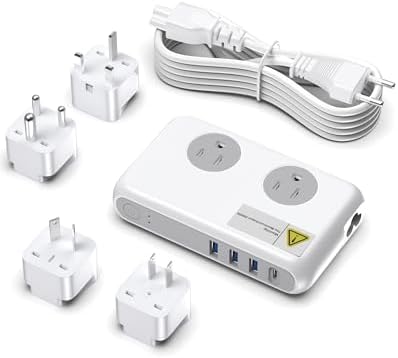 Amazon.com: 220V to 110V Voltage Converter, TESSAN Universal Travel ...