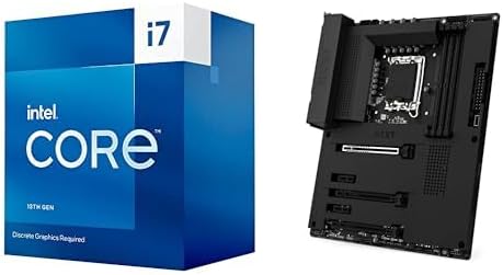 Amazon.com: Intel Core i7-13700F Desktop Processor + NZXT N7 Z790 ...