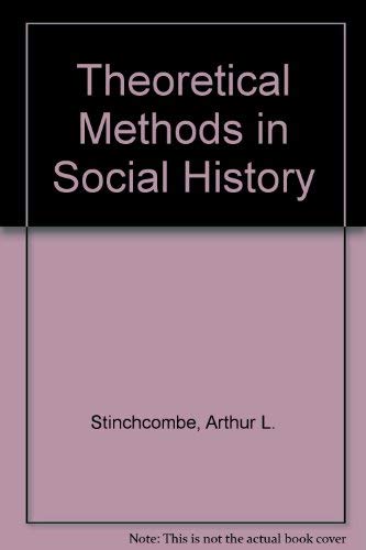 Amazon.com: Theoretical Methods in Social History: 9780126722512 ...