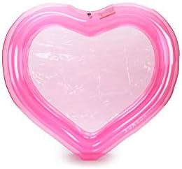 Amazon.com: FUNBOY Giant Inflatable Luxury Clear Pink Heart Kiddie Pool ...