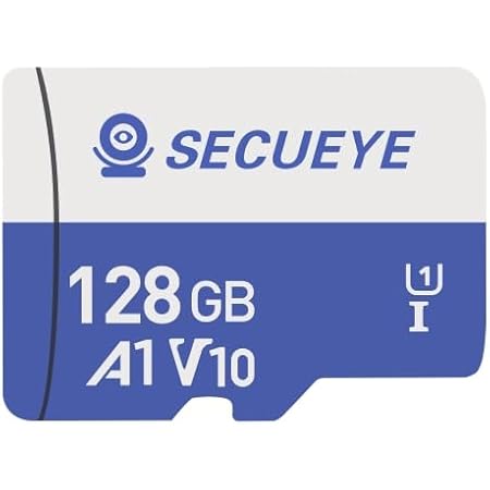 Amazon.com: SECUEYE 128GB TF Memory Card Class 10 FAT32 High Speed ...