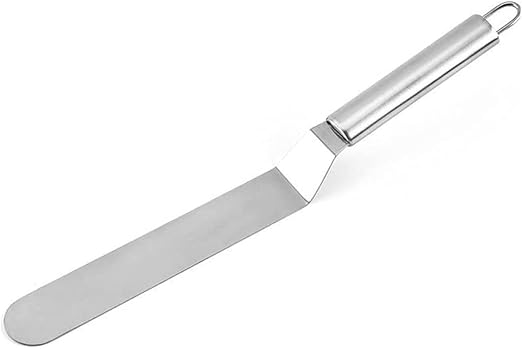 Aleissi | Espatula Angular de 30cm en Acero Inoxidable, para Repostería ...