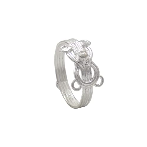 Buy MOONPLUS Silver Pavithra Ring/Mothiram at Amazon.in