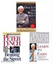 Peter Lynch 3 Books Set-One Up On Wall Street + Learn To Earn + Beating ...