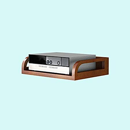 Roy Arts Wooden Set Top Box Stand Wall Mount Setup Box Holder Wall ...