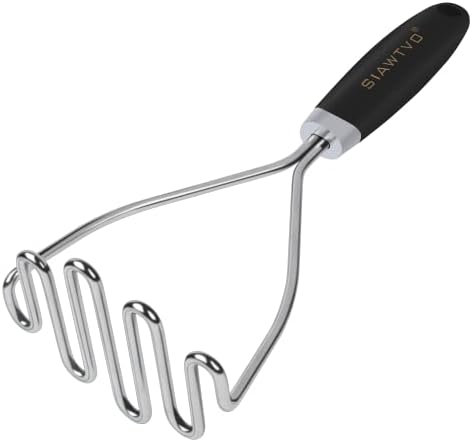 Amazon.com: Potato Masher Stainless Steel Masher Hand Tool and Potato ...