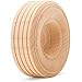 Amazon.com: Mini Wood Wheels Treaded Style, 2 Inch Diameter, Pack of 24 ...